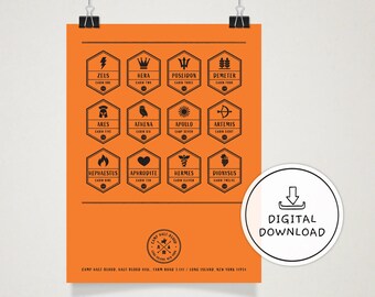 Camp Half-blood/percy Jackson Digital Design - Etsy
