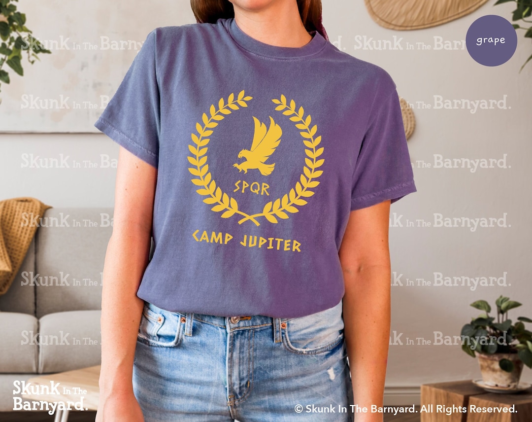 Comfort Colors Camp Jupiter Shirt, SPQR Camp Jupiter, Percy Jackson ...