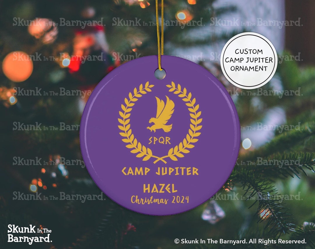 Custom Camp Jupiter Christmas Ornament, Percy Jackson Ornament, Camp ...