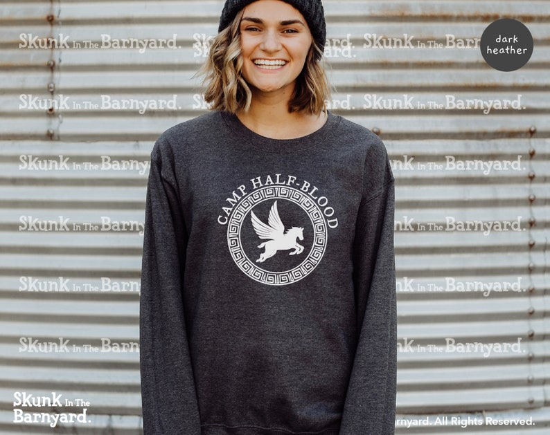 Camp Halfblood Sweatshirt Percy Jackson Merch Camp Half - Etsy