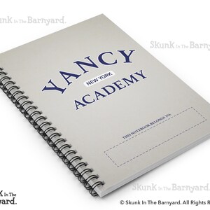 Personalizable Yancy Academy Notebook, Custom Percy Jackson Merch ...