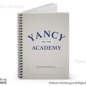 Personalizable Yancy Academy Notebook, Custom Percy Jackson Merch ...