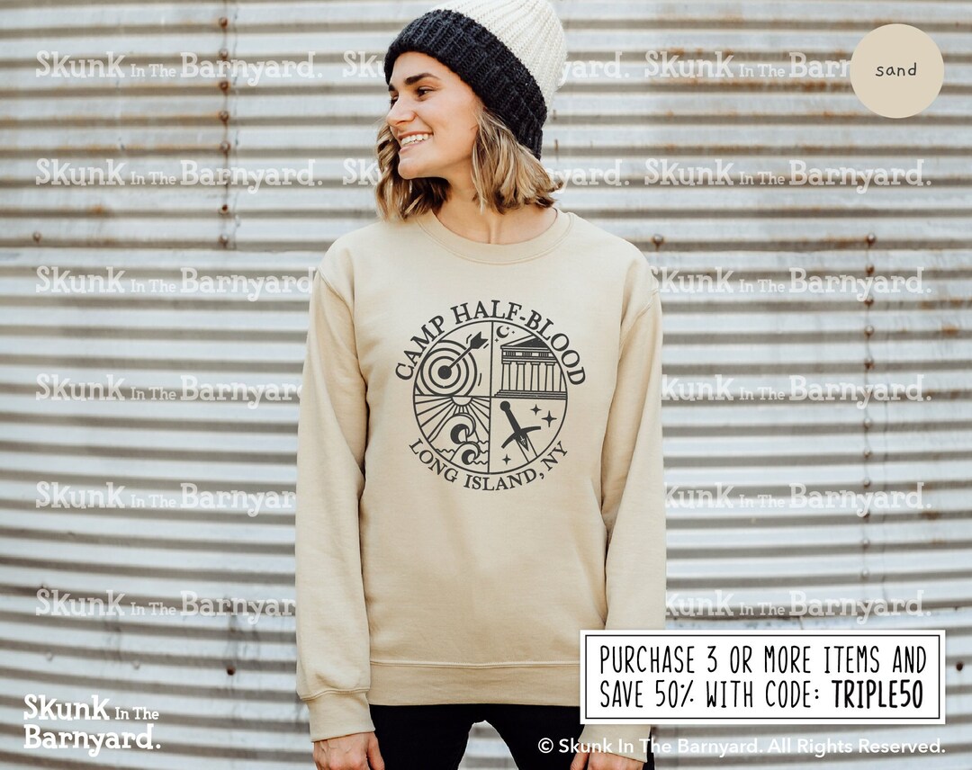 Camp Halfblood Sweatshirt, Percy Jackson Merch, Camp Half Blood ...