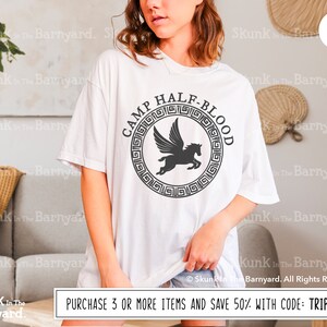 Comfort Colors Camp Halfblood Shirt, Percy Jackson Merch, Camp Half ...