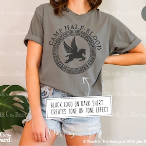 Comfort Colors Camp Halfblood Shirt, Percy Jackson Merch, Camp Half ...