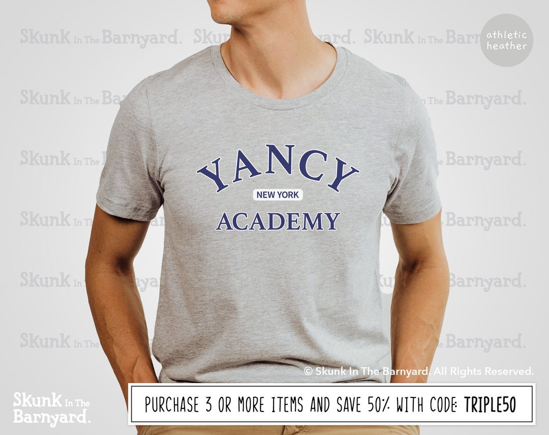 Yancy Academy Shirt, Percy Jackson Merch, Camp Halfblood Tshirt, Pjo Tshirt, Pjo Merch, Yancy ...