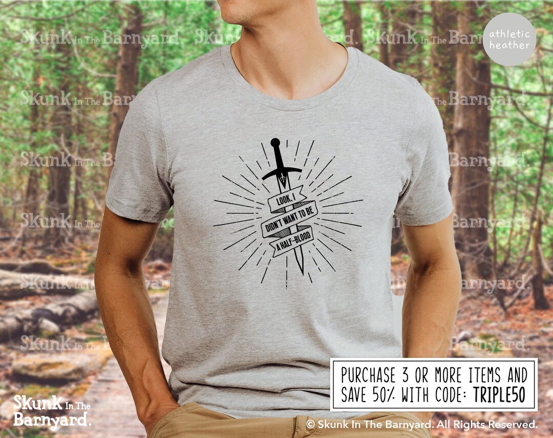 Look, I Didn't Want to Be A Half-blood Shirt, Percy Jackson Shirt ...