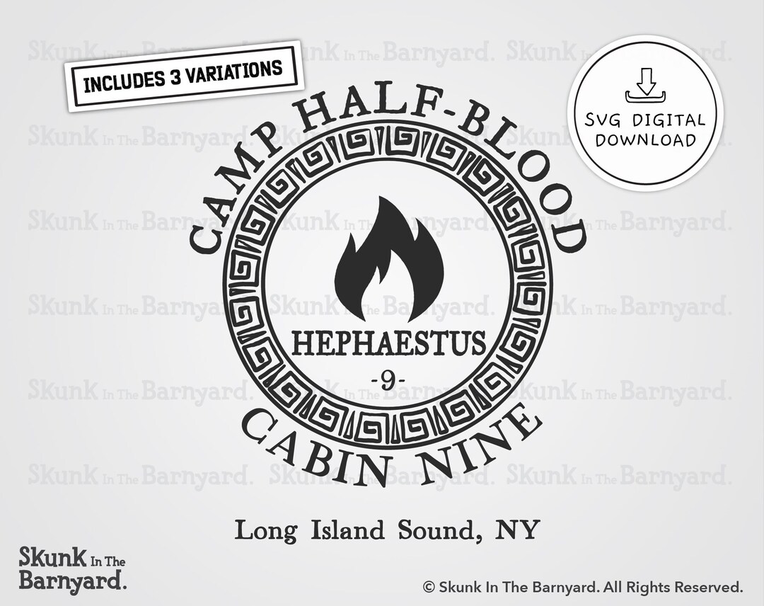 Camp Halfblood Hephaestus Cabin Svg File, Camp Half Blood Digital ...