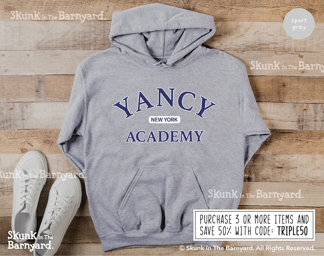 Yancy Academy Hoodie, Yancy School Sweathirt, Percy Jackson Merch, Camp Halfblood Sweatshirt ...