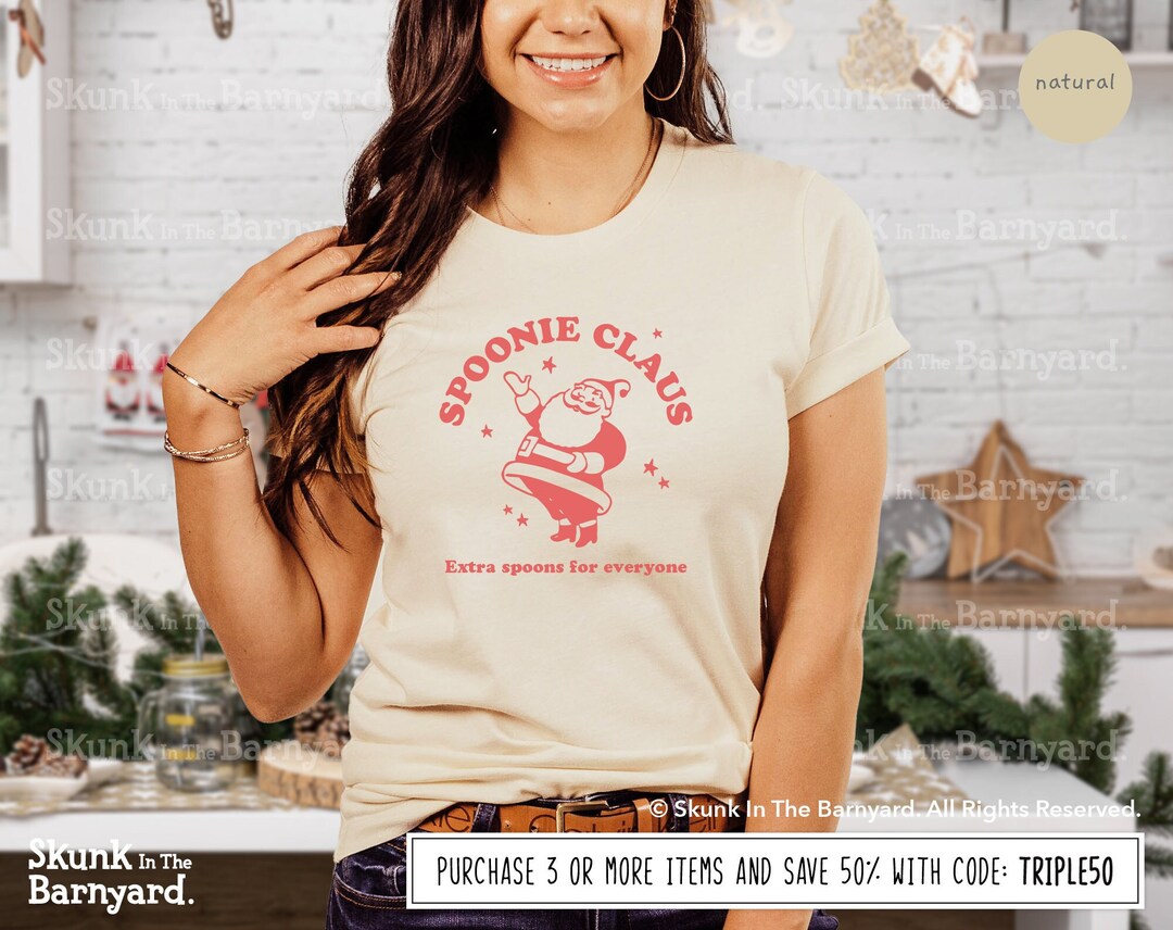 Christmas Shirt for Spoonie, Spoonie Claus, Pots Gift, EDS Gift, Flare ...