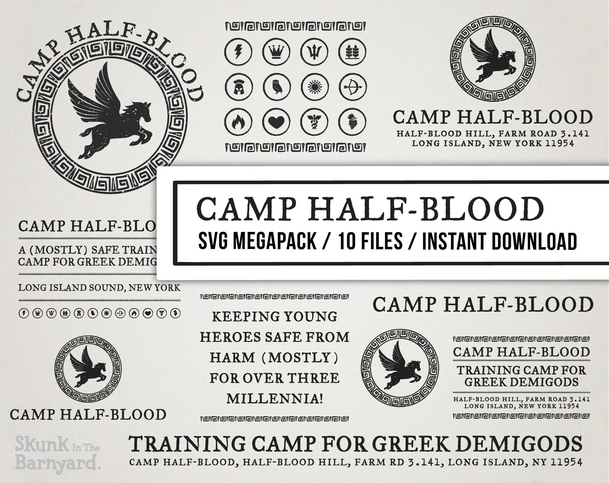 Camp Halfblood Svg Files Camp Half Blood 10 File Megapack - Etsy Australia