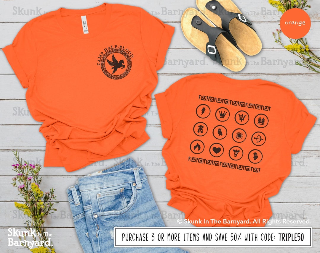 Camp Halfblood Shirt, Percy Jackson Merch, Camp Half Blood Cabin Tshirt ...