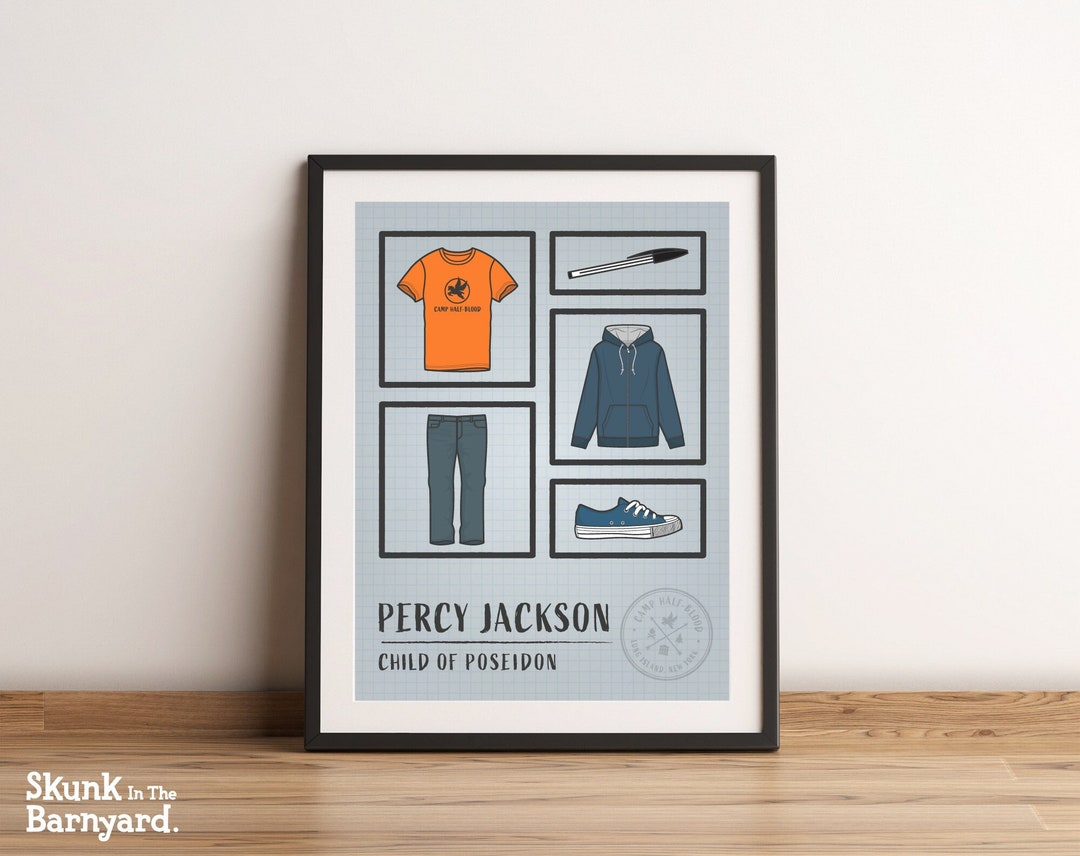 Percy Jackson Poster, Percy Jackson Merch, Camp Halfblood Poster, Camp ...