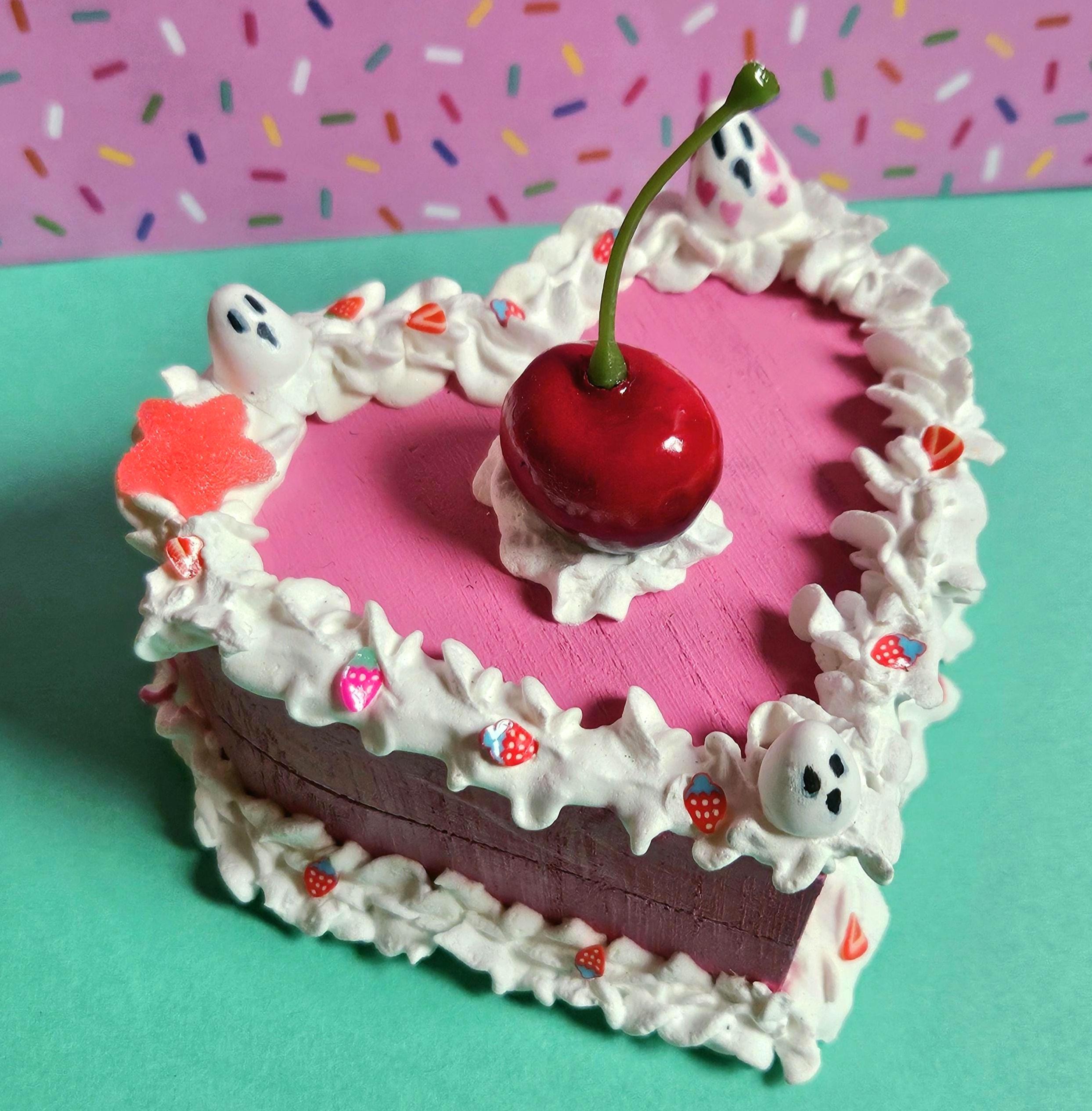 Spooky Pink Faux Cake Box - Etsy