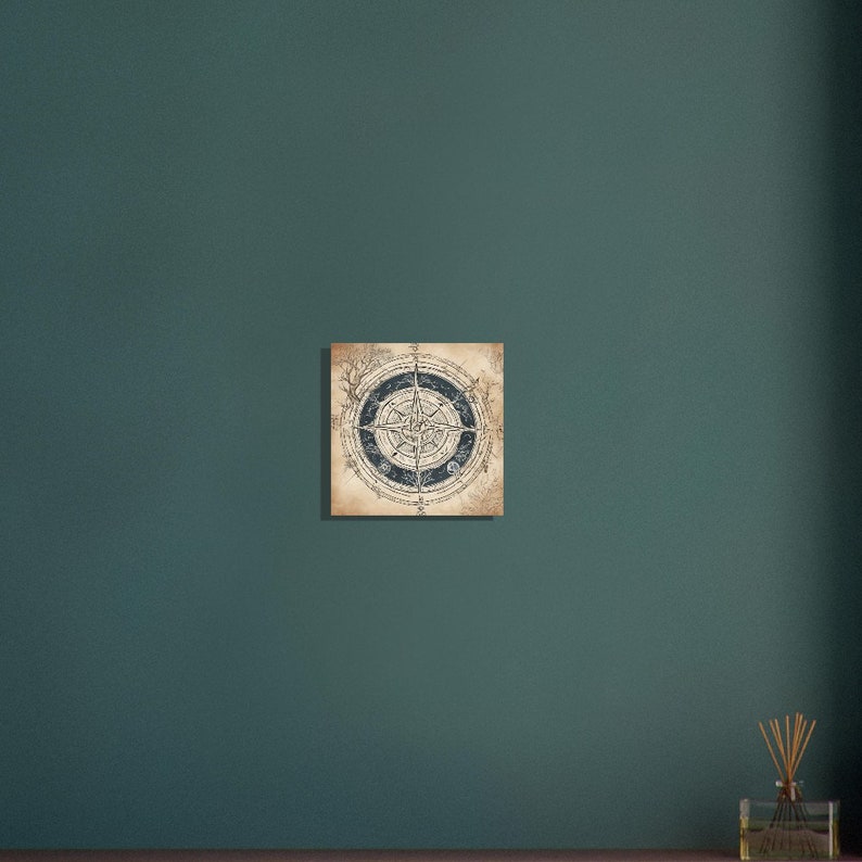 Mythical Compass no Frame Premium Matte Paper Poster - Etsy