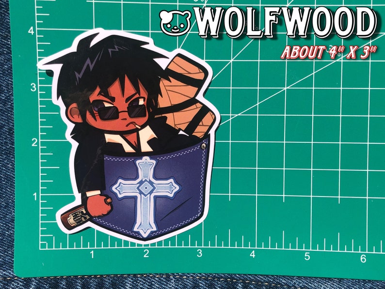 Trigun Inspired Vinyl Sticker Set: Vash, Wolfwood, Meryl, Milly (4") - Etsy