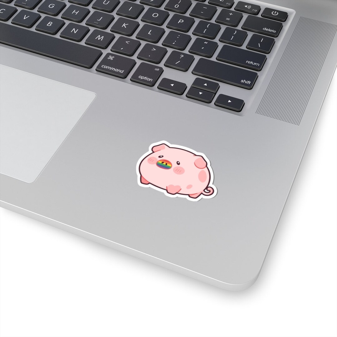 Pride Piggies Gay Pride Flag Kiss-cut Sticker - Etsy
