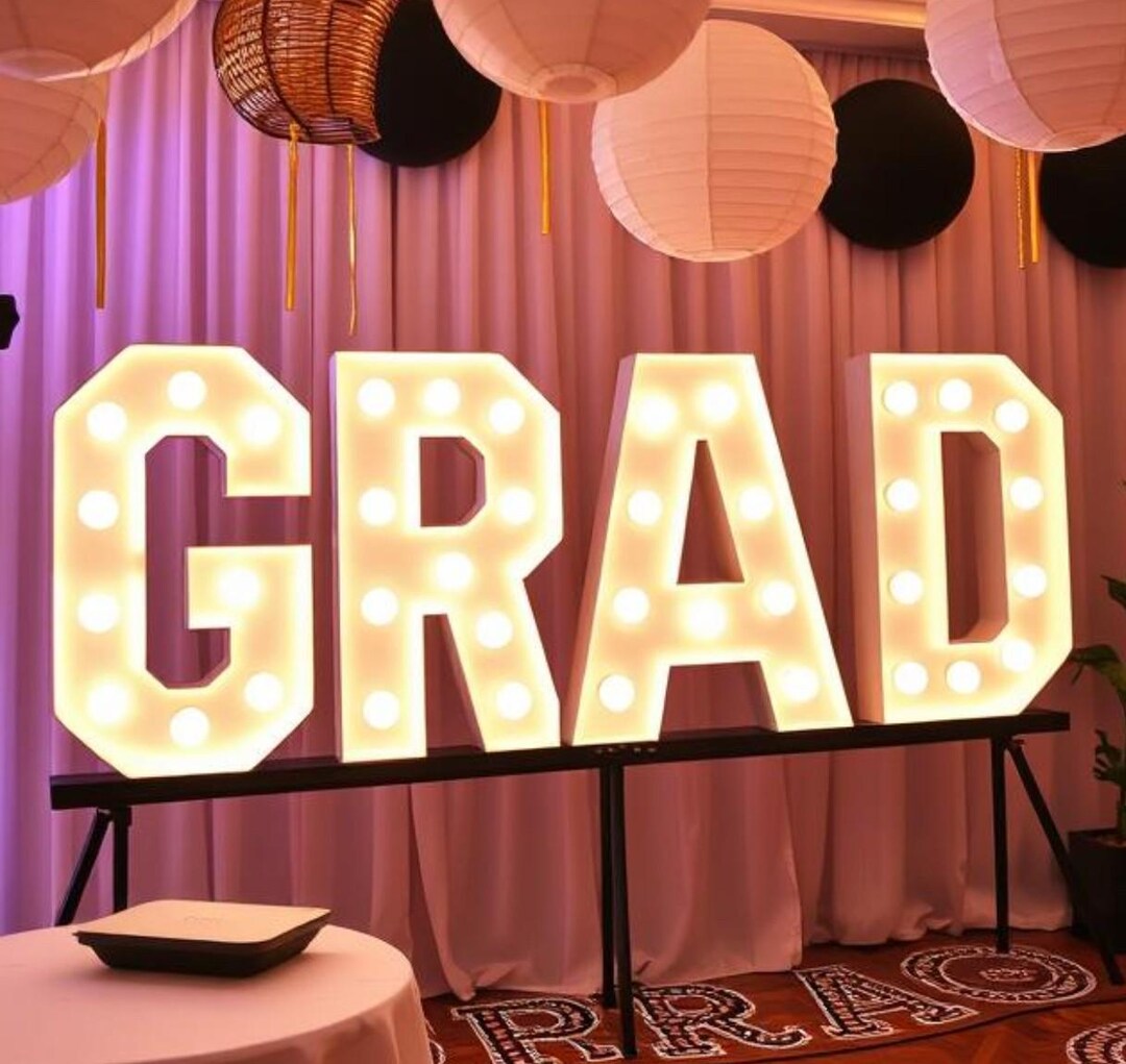 Giant Foam Marquee Letters for Stand Alone Party Prop or Floating in ...