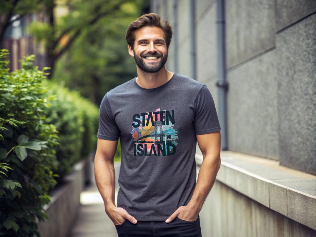 Staten Island Tee, NYC Bridge Shirt, New York Souvenir - Etsy