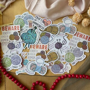 Yarn Stickers Assorted Pack - Etsy