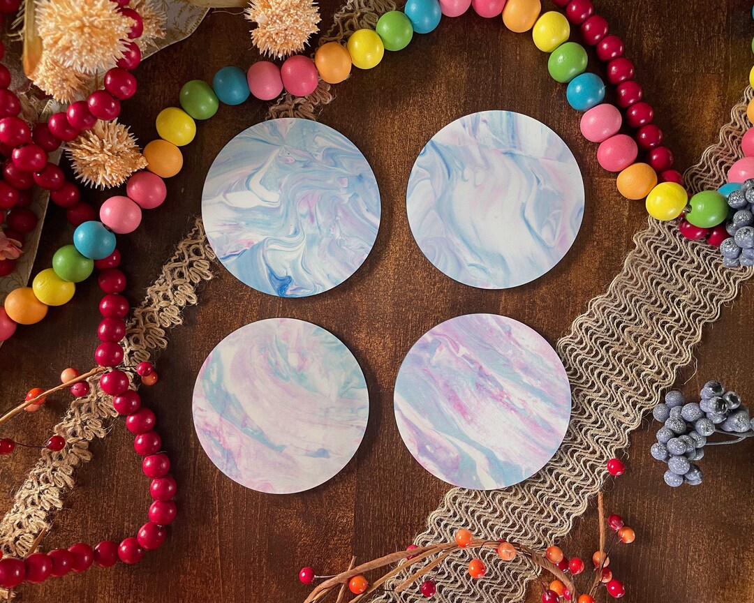 Transgender Pride Coasters Set of 4 - Etsy