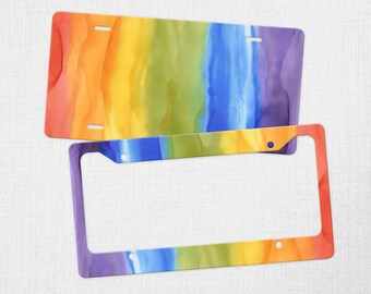 Lgbtq License Plate Frames - Etsy