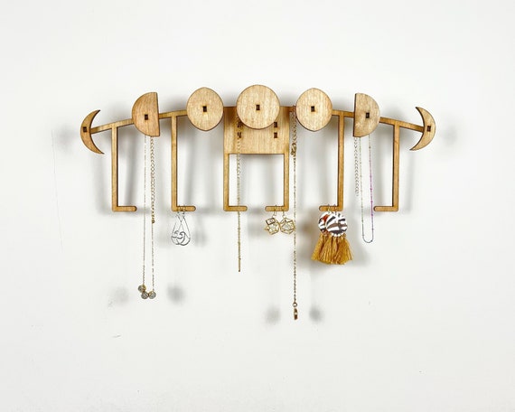 Moon phase jewelry holder store
