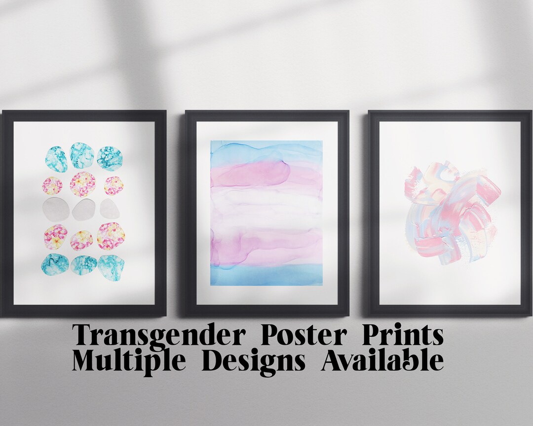 Transgender Abstract Poster Print - Etsy