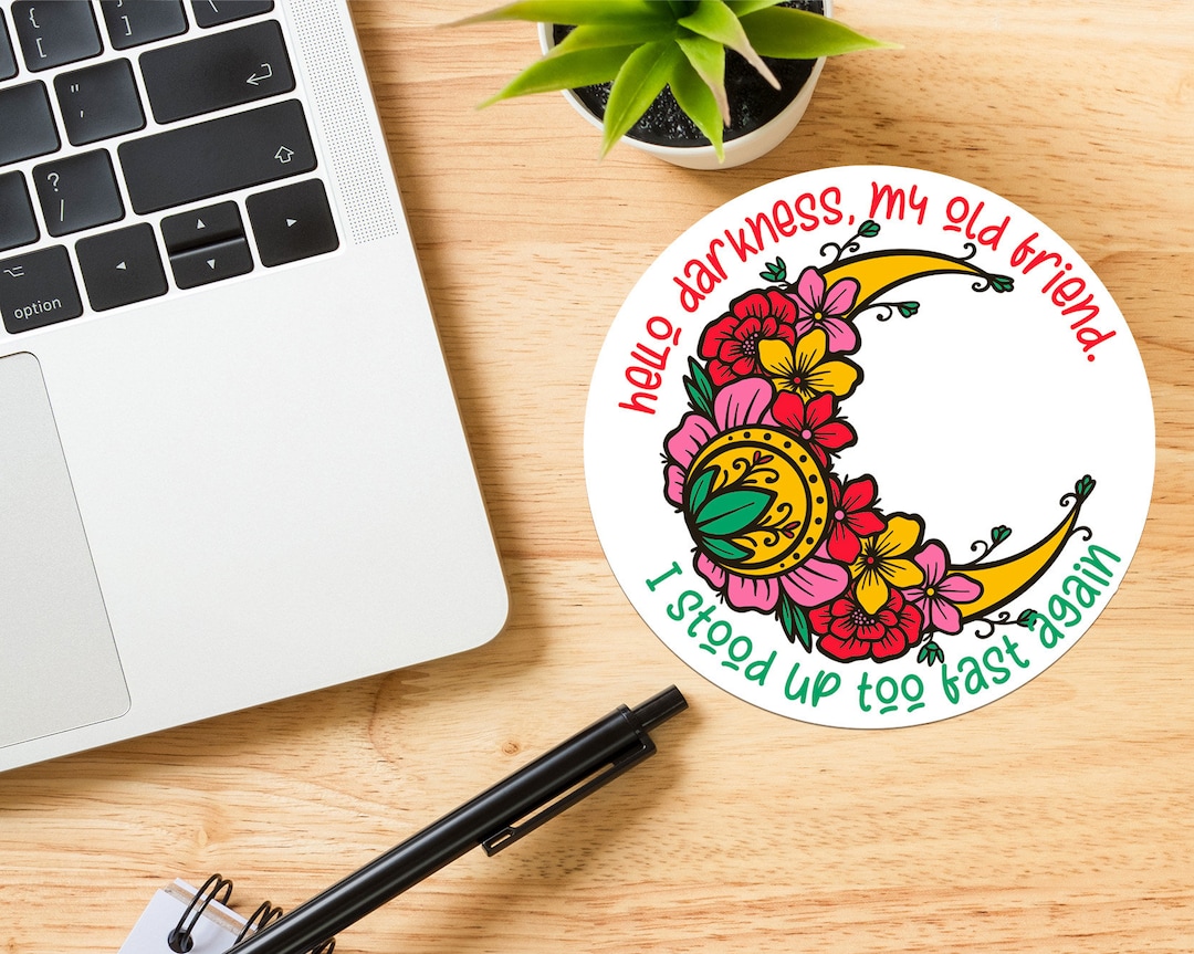 Hello Darkness My Old Friend - POTS Sticker - Etsy