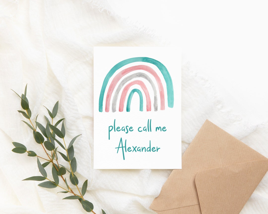 Transgender Coming Out Card - Etsy