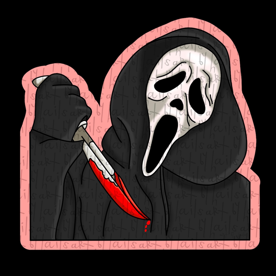 Scream Sticker - Etsy