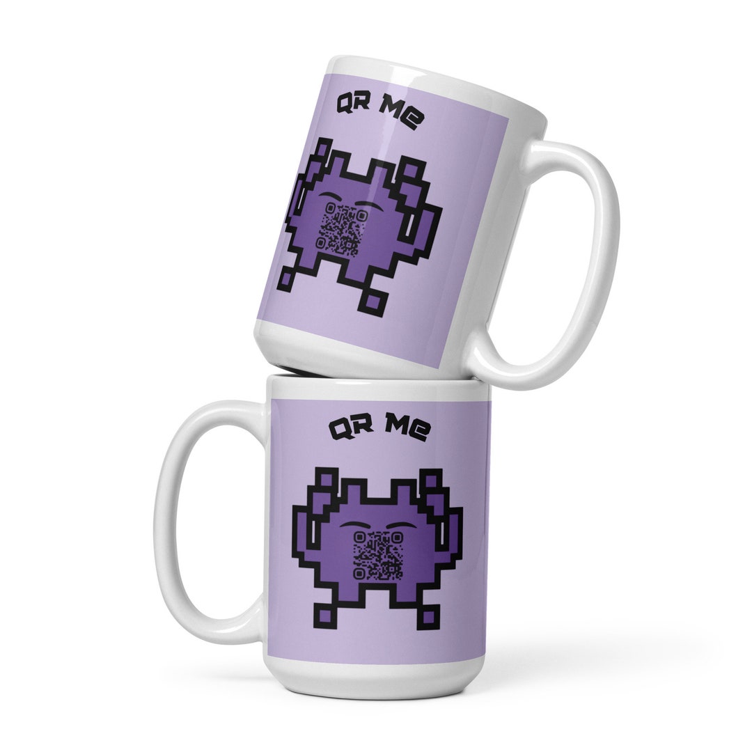 Alien Emoji QR Code Me mug Tiktok fans For Influencers & Followers ...