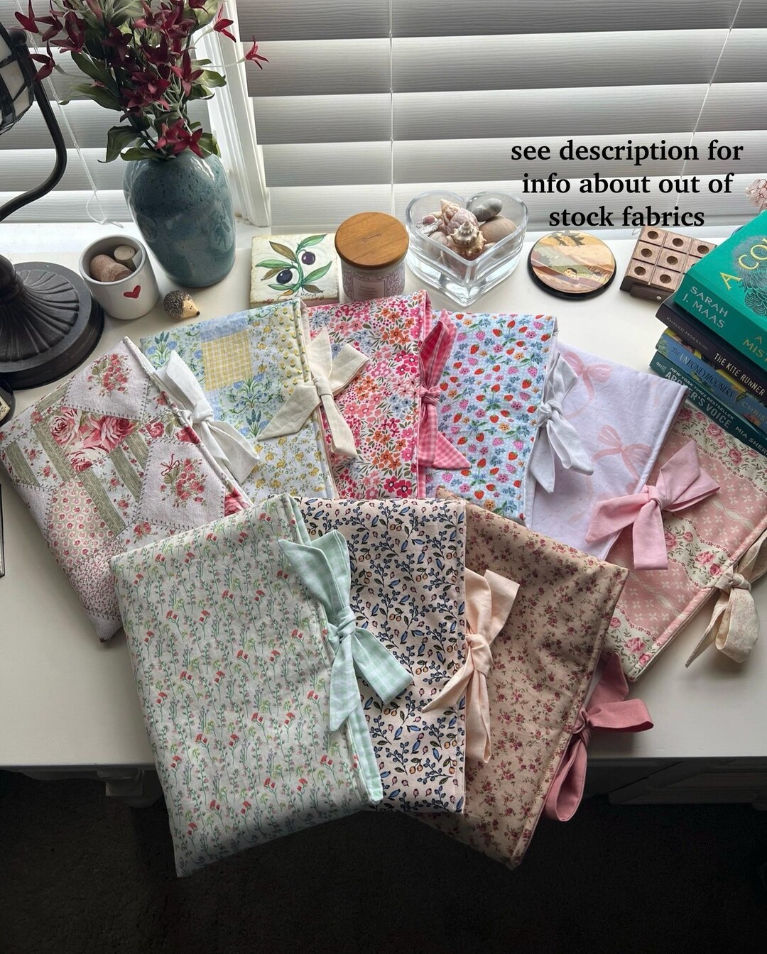 Bow Book Sleeve - Etsy