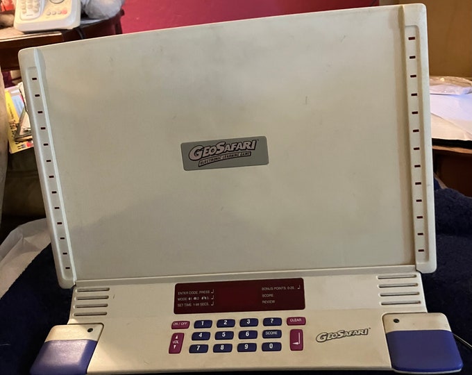 Vintage Geosafari Electronic Learning Game System - Etsy