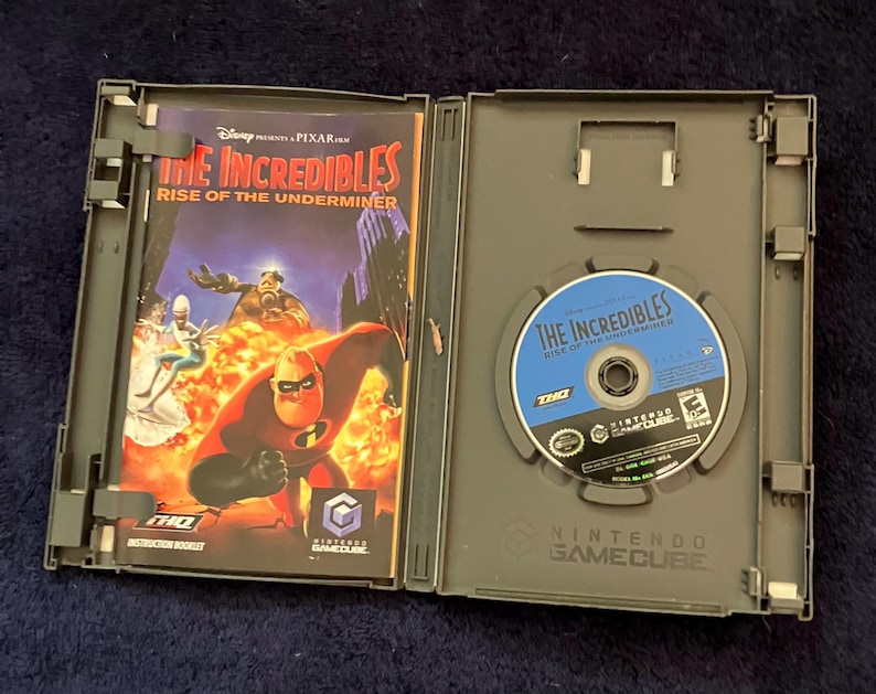 The Incredibles Rise of the Underminer for Nintendo Gamecube - Etsy