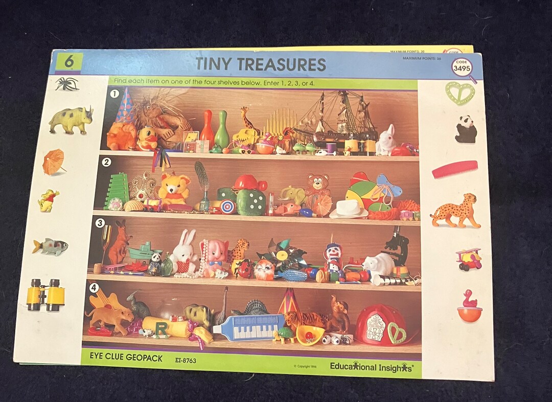 Geosafari Electronic Learning Game Puzzles and Thinking Games Cards - Etsy
