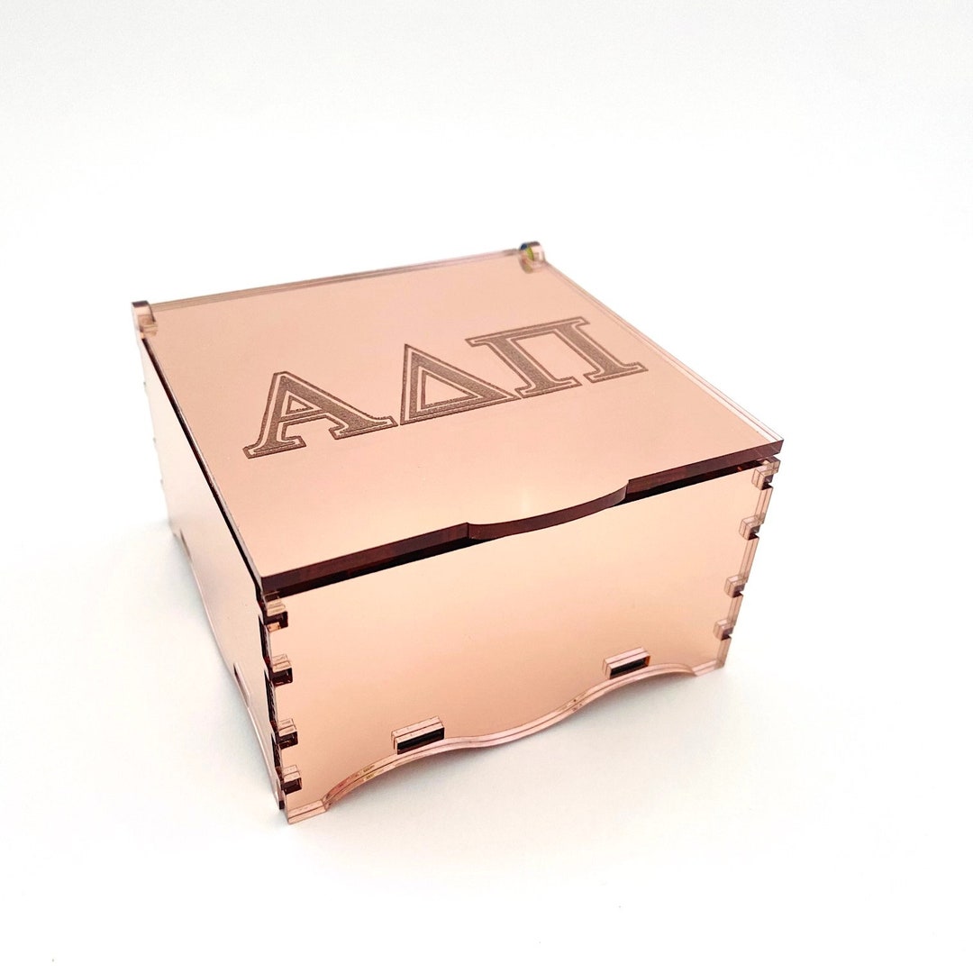 Sorority Jewel Box, Greek Life Jewelry Box, Customizable Gift, Free ...