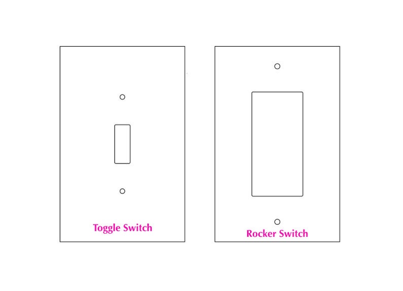 Daisy Light Switch Plate, Custom Colors, Free Shipping - Etsy