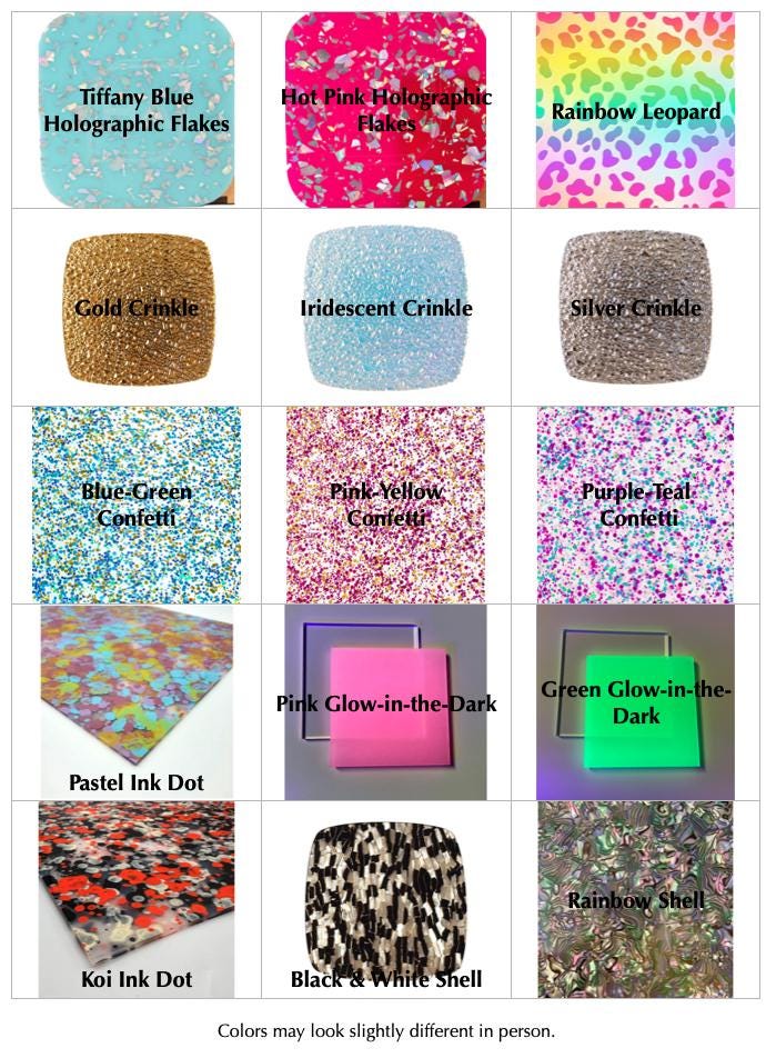 Custom Acrylic Light Switch Plate, Colorful Pattern - Etsy