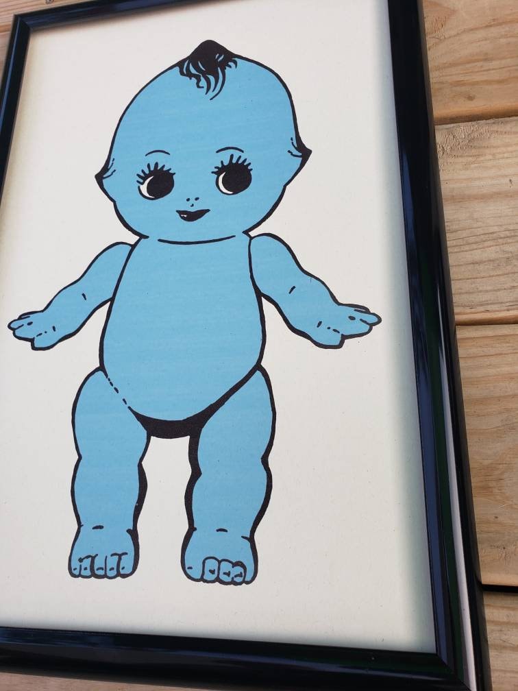 Kewpie Doll Art Print Poster Retro Home Decor Pop Art | Etsy