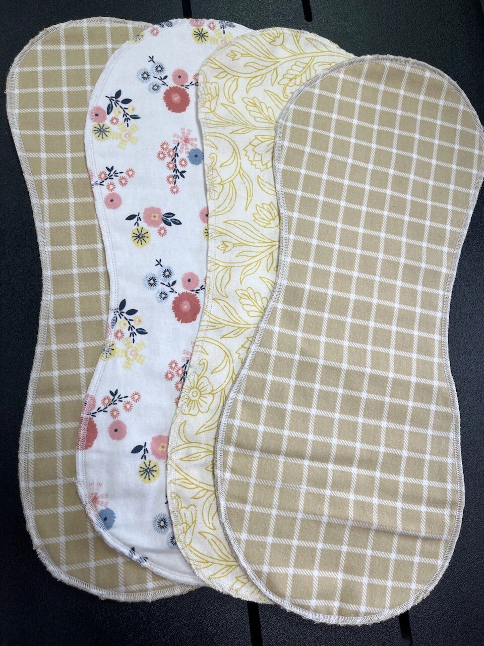 Baby Burp Cloth 4 Pack - Etsy