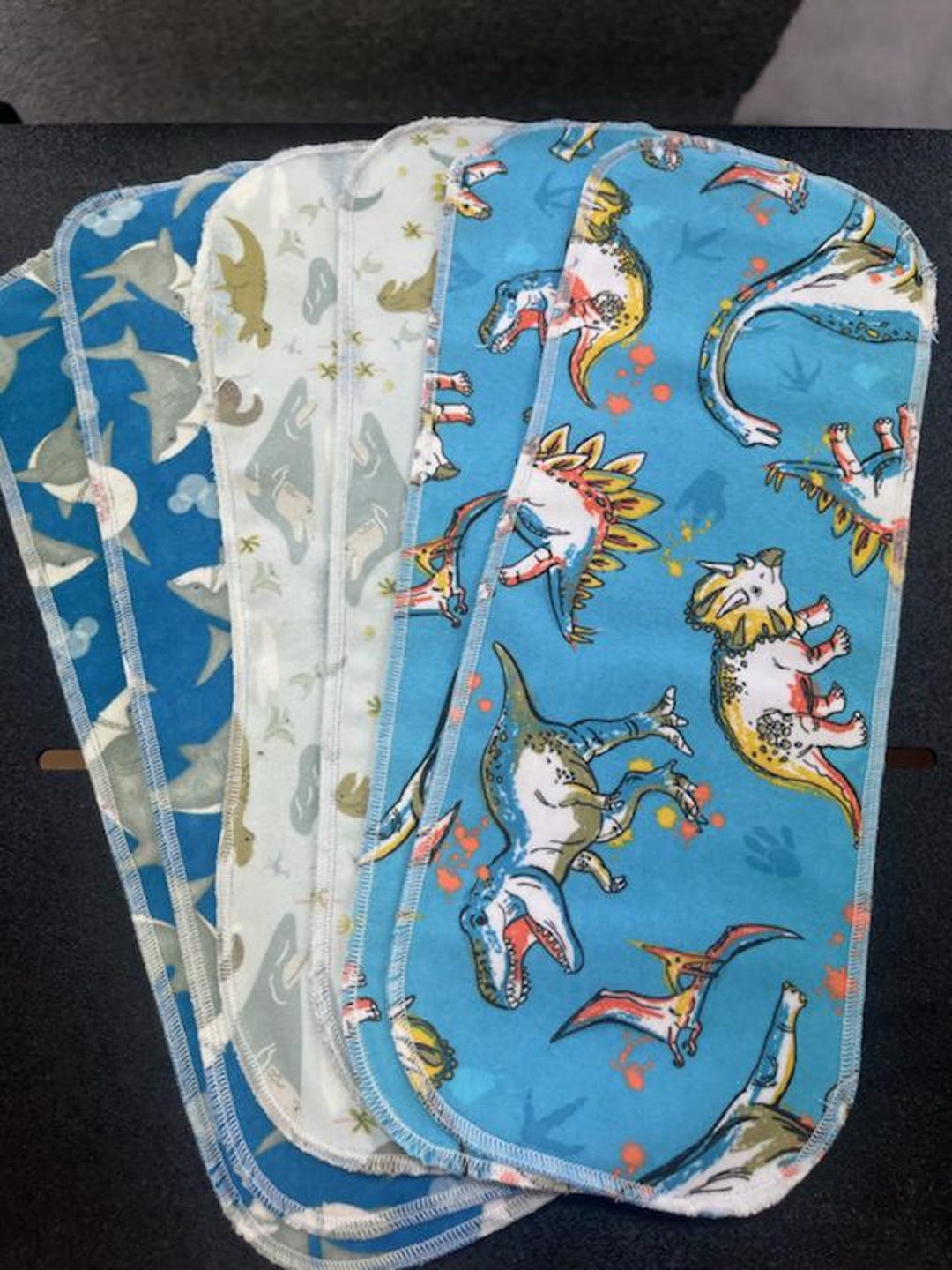 Baby Burp Cloths Set of 6 - Etsy