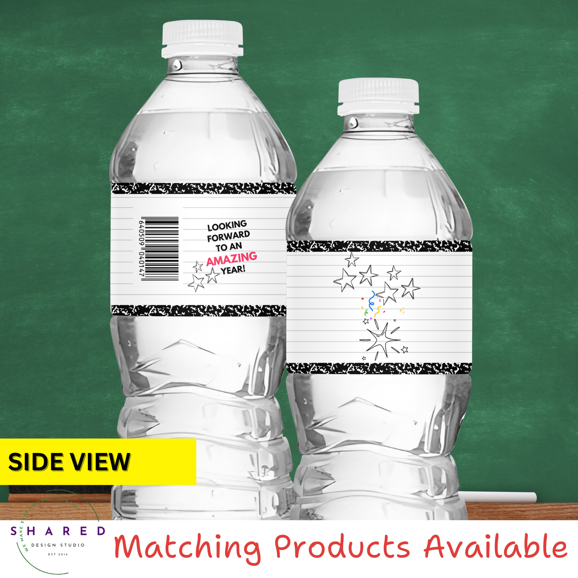 Editable Back to School Water Bottle Label, Printable Teacher Student ...