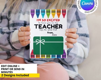 Editable Sip Sip Hooray Back to School Gift Card Holder, Meet the ...