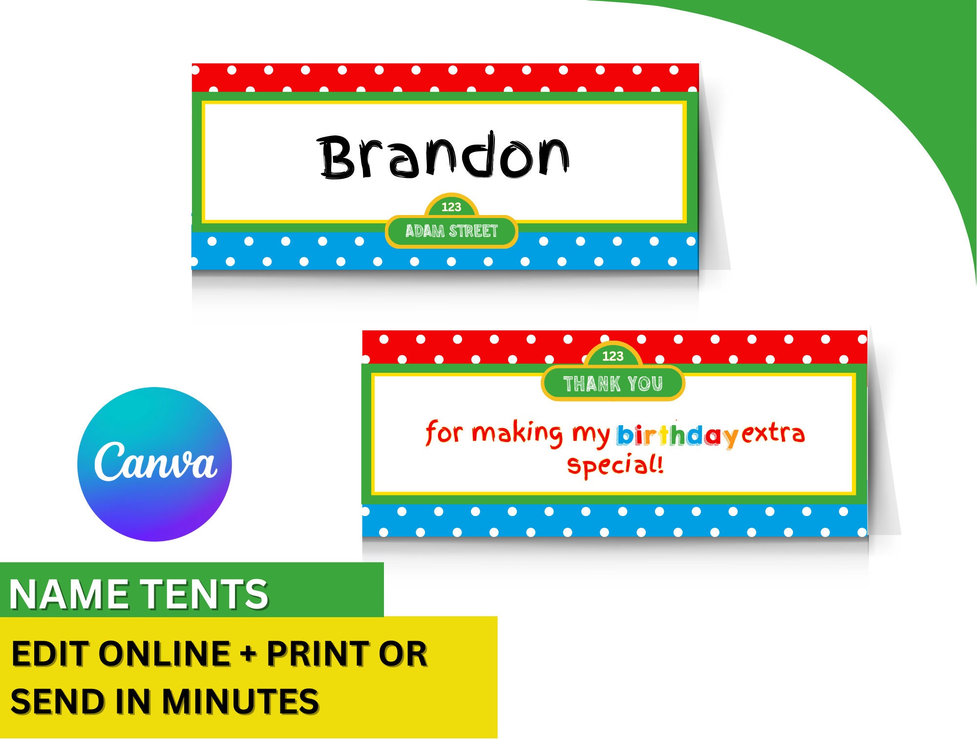 Editable Kids Primary Colors Sesame Street Birthday Party Printable ...