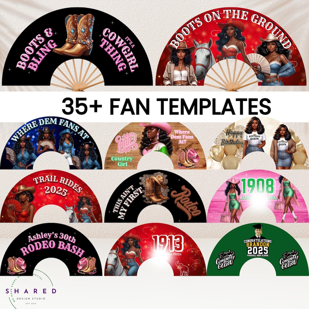 Printable Clack Fan Template Boots on the Ground Where Dem Fans at ...