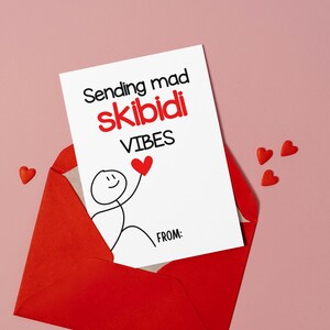 Slang Kids Valentine's Day Cards, Funny Printable Classroom Gift ...
