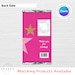 Editable Pink Birthday Party Printable Mini Chocolate Candy Bar Labels ...