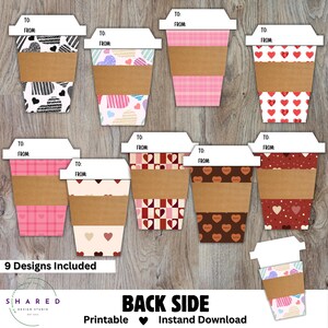 Teacher Coffee Cup Gift Card Holder With Sleeve, Valentine's Day Gift ...