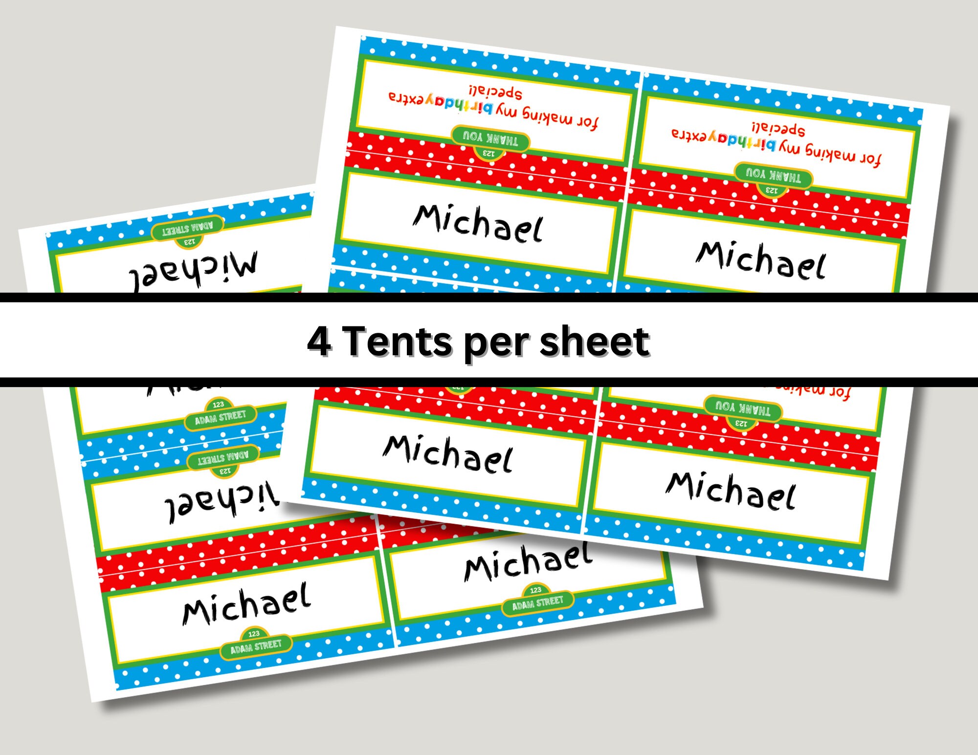 Editable Kids Primary Colors Sesame Street Birthday Party Printable ...